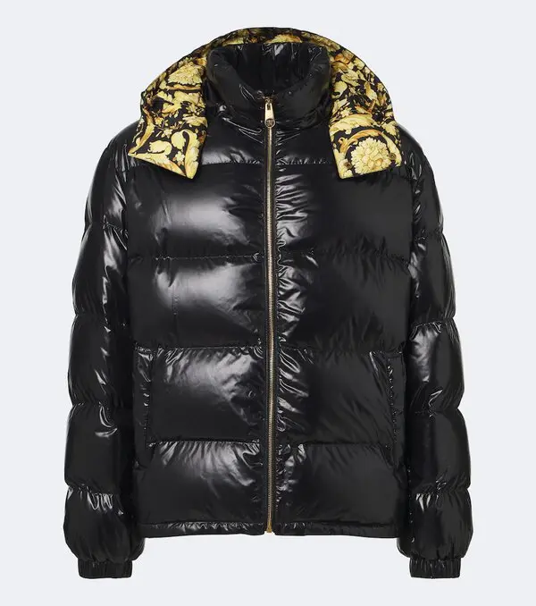 Versace Barocco Hooded Down Jacket