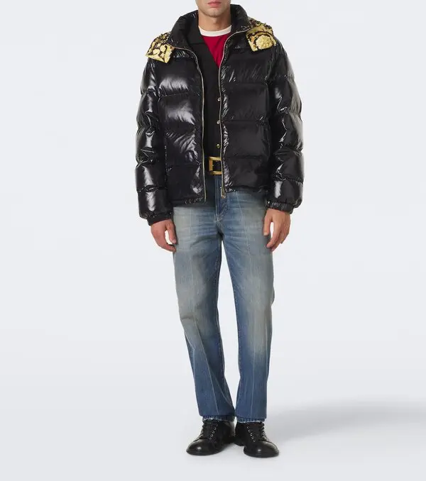 Versace Barocco Hooded Down Jacket