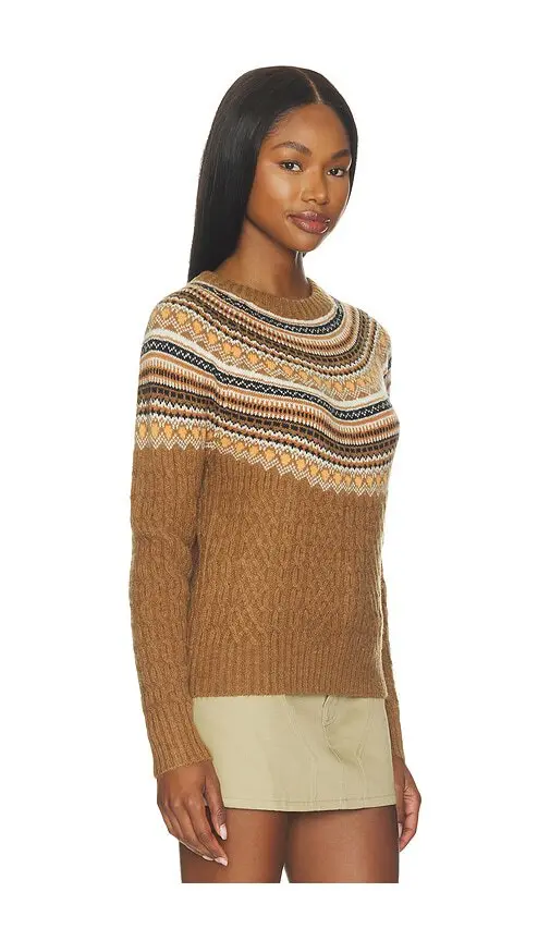 Astr The Label Daria Sweater In Brown