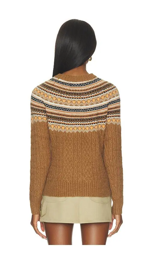 Astr The Label Daria Sweater In Brown