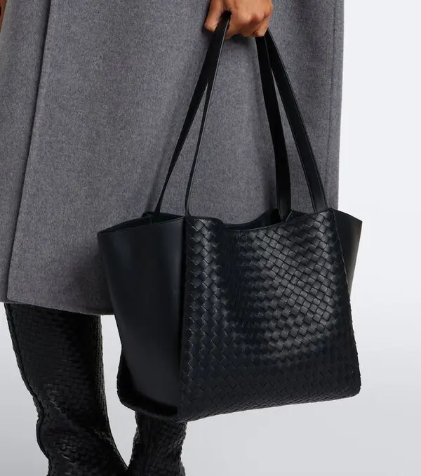 Bottega Veneta Corso Intrecciato Leather Tote Bag
