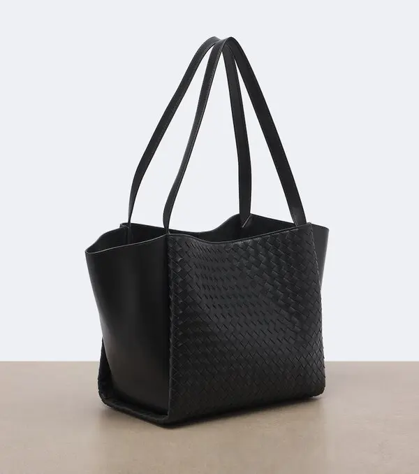 Bottega Veneta Corso Intrecciato Leather Tote Bag