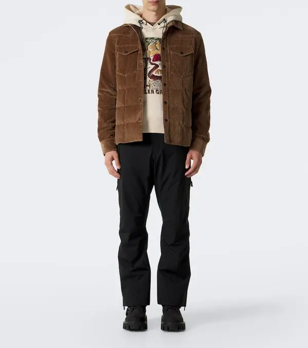 Moncler Printed Cotton-blend Jersey Hoodie