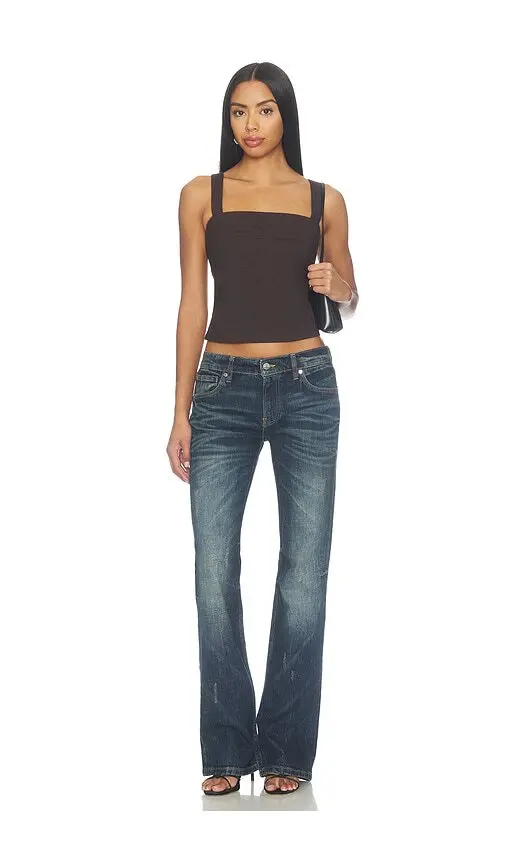 Free People Dani Corset In Brown