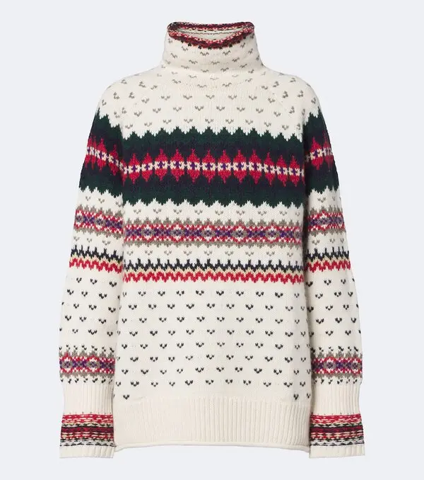 Polo Ralph Lauren Fair Isle Wool, Cotton, And Alpaca Sweater