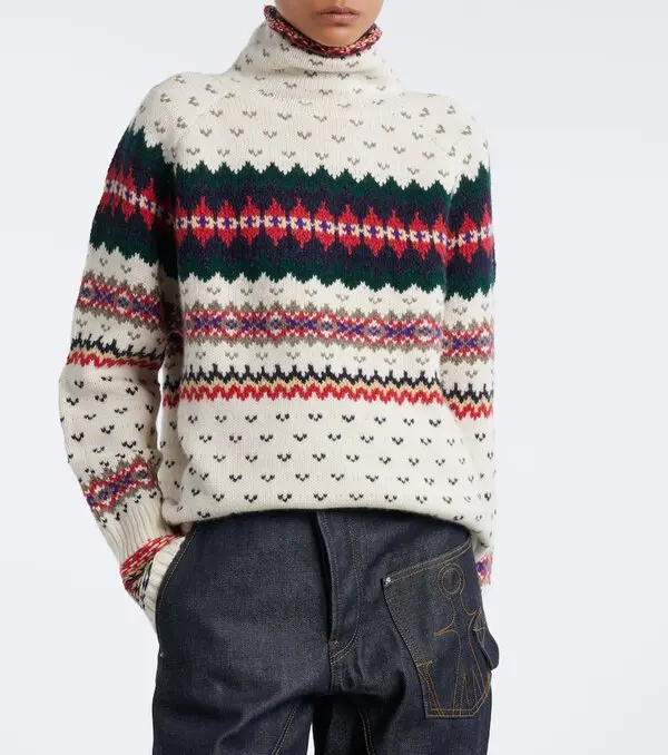 Polo Ralph Lauren Fair Isle Wool, Cotton, And Alpaca Sweater