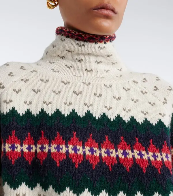 Polo Ralph Lauren Fair Isle Wool, Cotton, And Alpaca Sweater