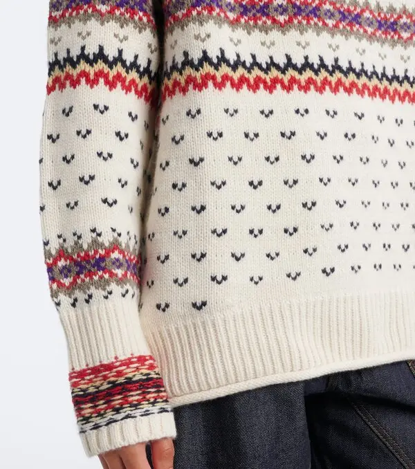 Polo Ralph Lauren Fair Isle Wool, Cotton, And Alpaca Sweater