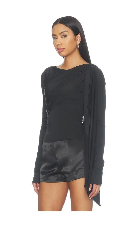 Superdown Valeria Drape Top