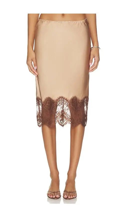 HERSKIND Herbert Skirt In Metallic