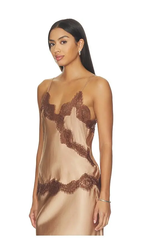 HERSKIND Little Top In Metallic - Copper