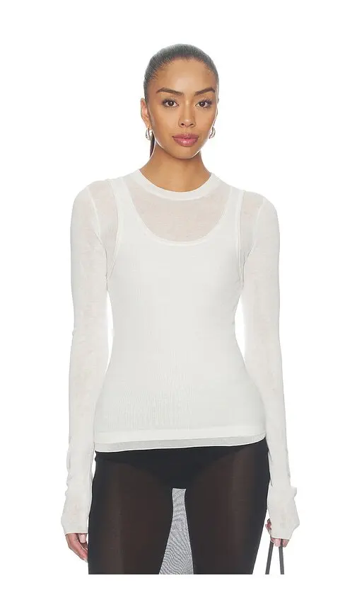 EAVES Wei Layered Crewneck
