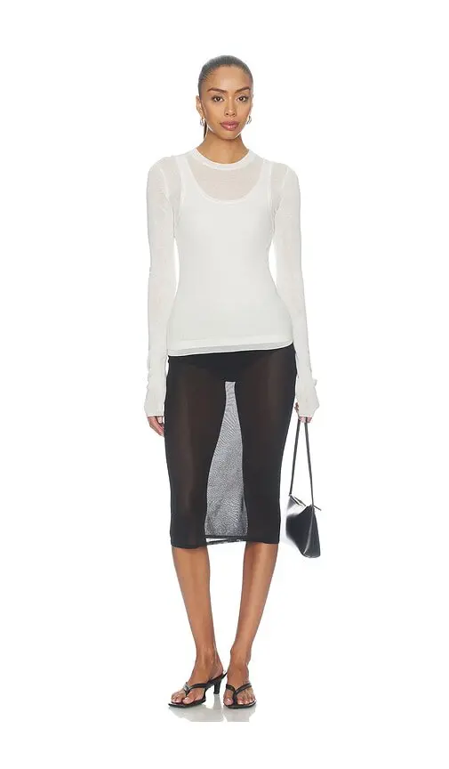 EAVES Wei Layered Crewneck