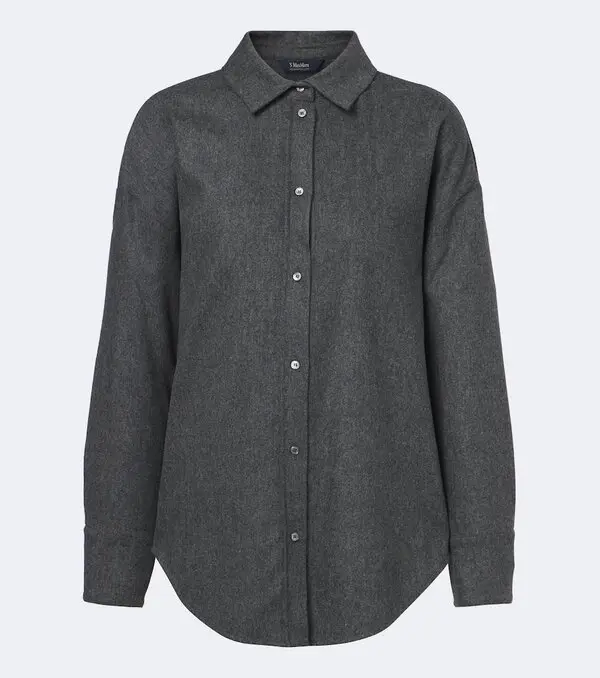 Max Mara Wool Flannel Shirt