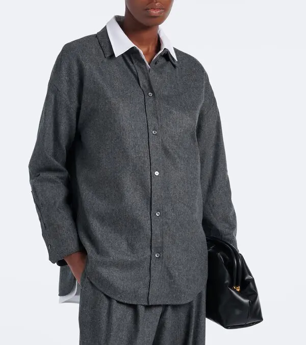 Max Mara Wool Flannel Shirt