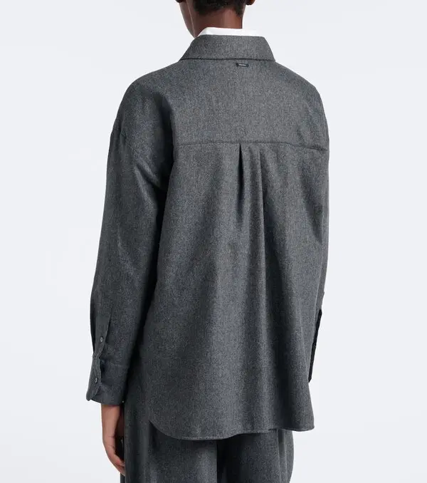 Max Mara Wool Flannel Shirt