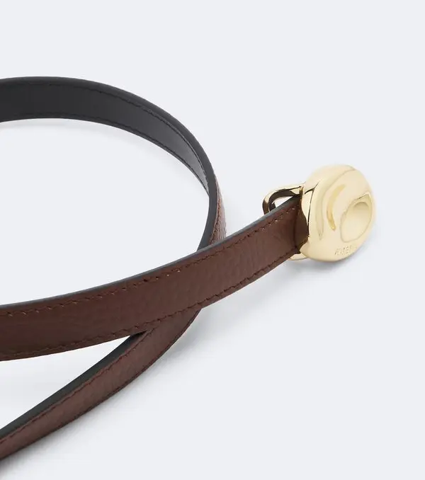 JOSEPH Arden Reversible Leather Belt