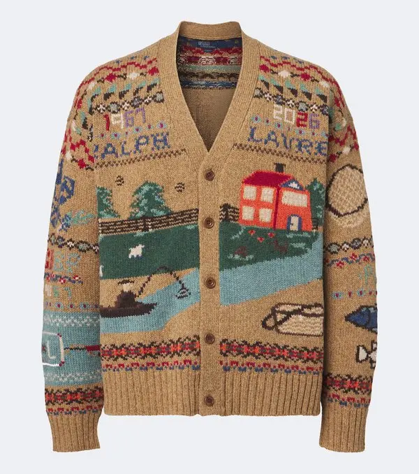 Polo Ralph Lauren Intarsia Wool Cardigan