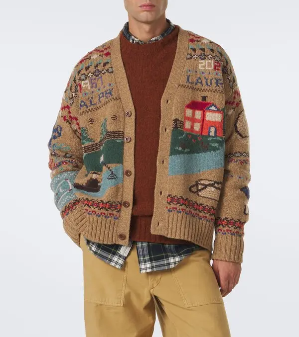 Polo Ralph Lauren Intarsia Wool Cardigan