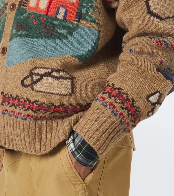 Polo Ralph Lauren Intarsia Wool Cardigan