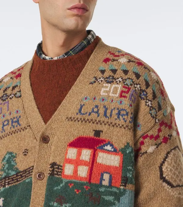 Polo Ralph Lauren Intarsia Wool Cardigan