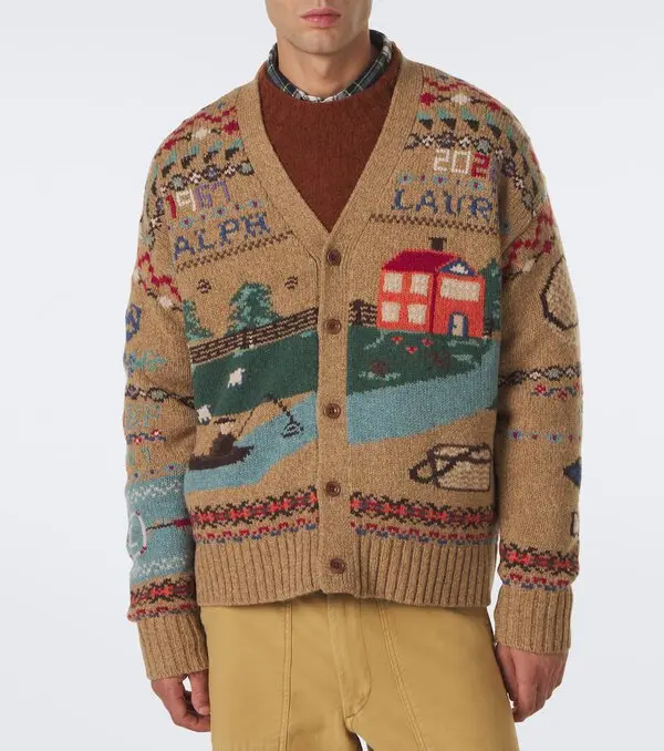 Polo Ralph Lauren Intarsia Wool Cardigan