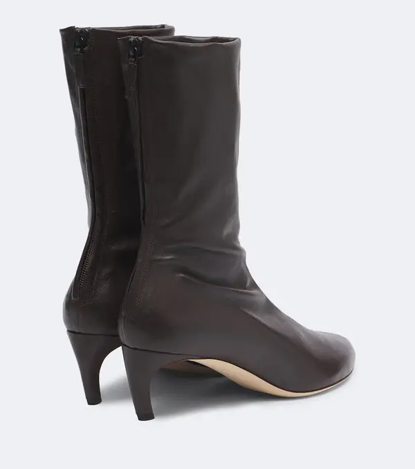 Victoria Beckham Harlow Leather Ankle Boots