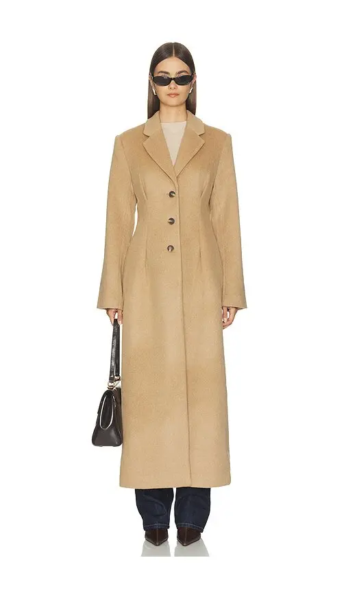 FAVORITE DAUGHTER The Metropolitan Coat In Brown