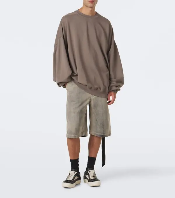Rick Owens Work Denim Shorts