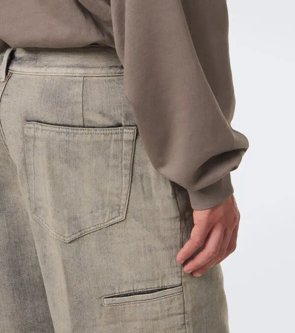 Rick Owens Work Denim Shorts
