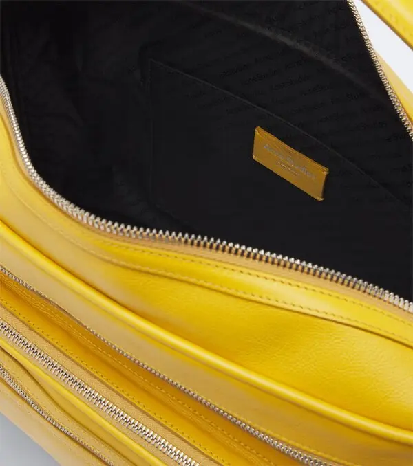 Acne Studios Camero Camera Leather Shoulder Bag - Yellow