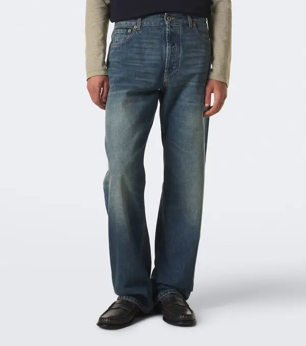 Miu Miu Faded Straight Jeans