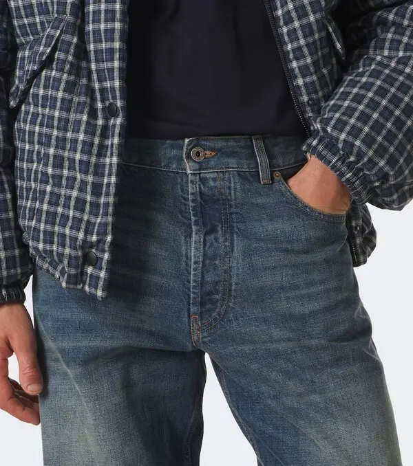 Miu Miu Faded Straight Jeans