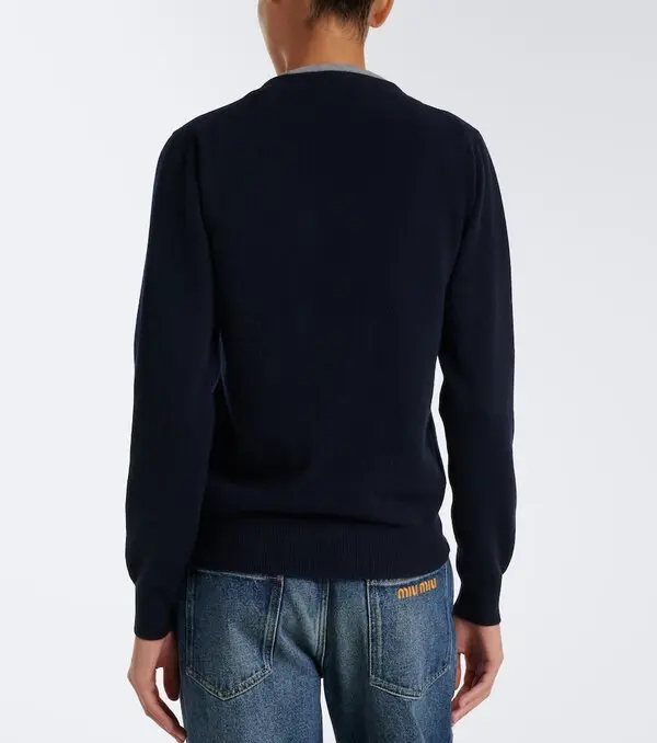 Miu Miu Layered Cashmere Cardigan