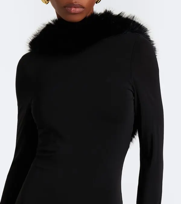 Nina Ricci Open-back Jersey Gown