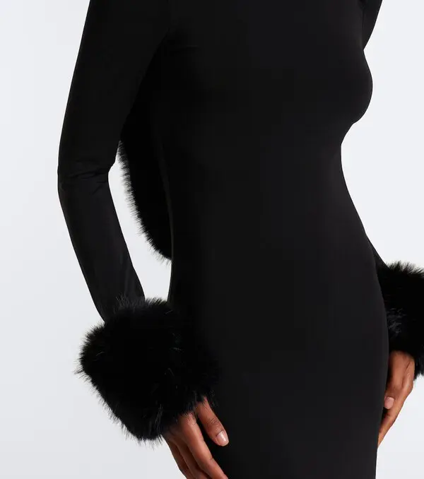 Nina Ricci Open-back Jersey Gown