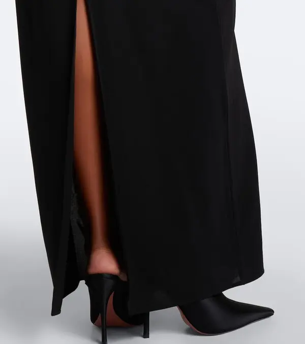 Nina Ricci Open-back Jersey Gown