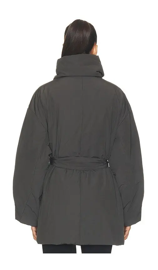 EAVES Dmitry Trench Coat In Charcoal