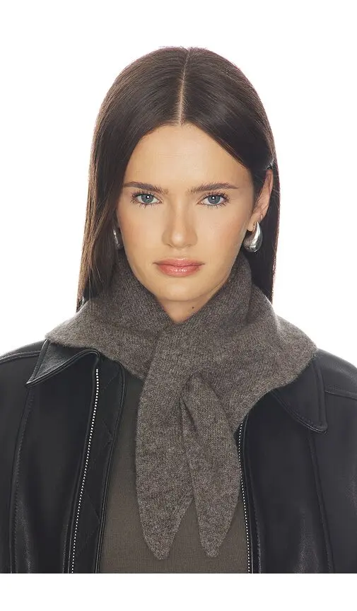 Hat Attack Triangle Knit Scarf
