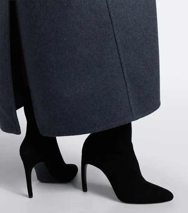 Victoria Beckham Harlow Suede Ankle Boots