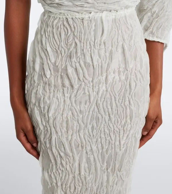 Maticevski Entreat Georgette Pencil Skirt