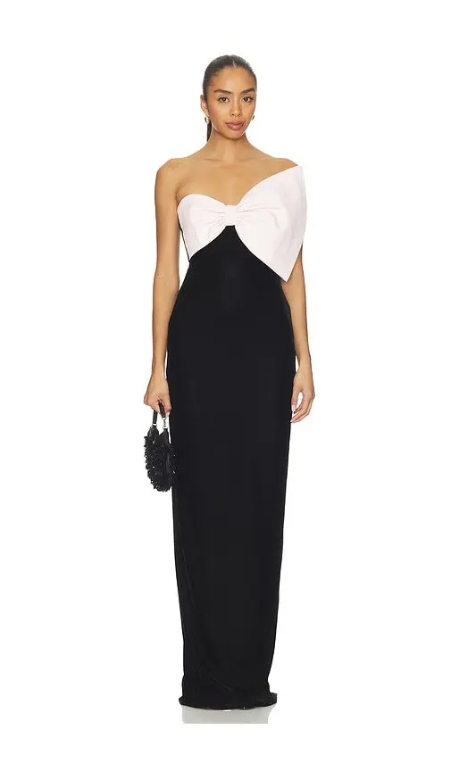 SAU LEE Eleanor Velvet Gown