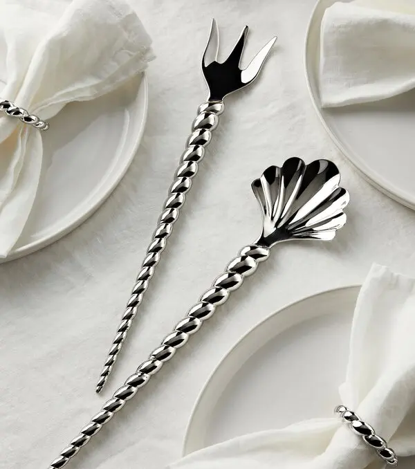 L'Objet X Jessica Mccormack Stainless Steel Serving Set - Silver
