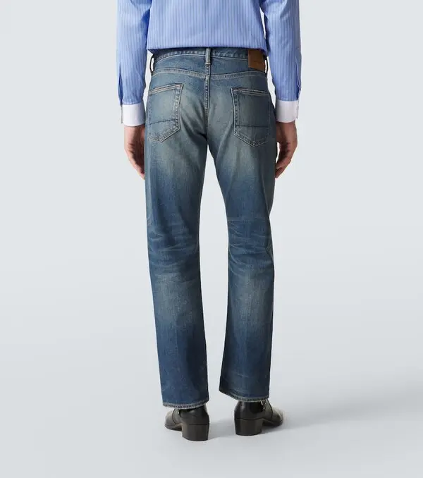 TOM FORD Faded Straight Jeans