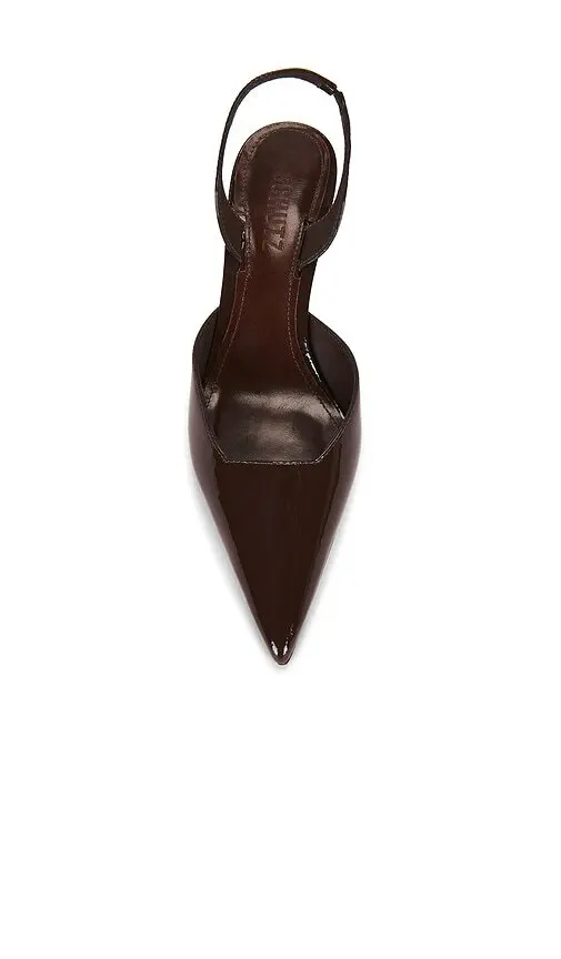 Schutz Paola Mid Slingback Pump In Brown - Root Brown