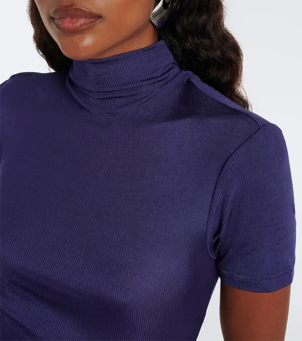 Christopher Esber Gathered Faille Gown - Blue