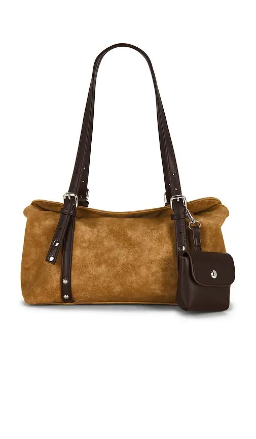 8 Other Reasons Suede Shoulder Bag - Tan