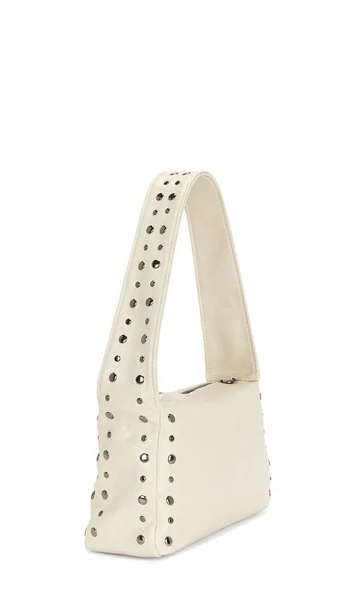 8 Other Reasons Slouchy Faux Leather Hobo Bag - White