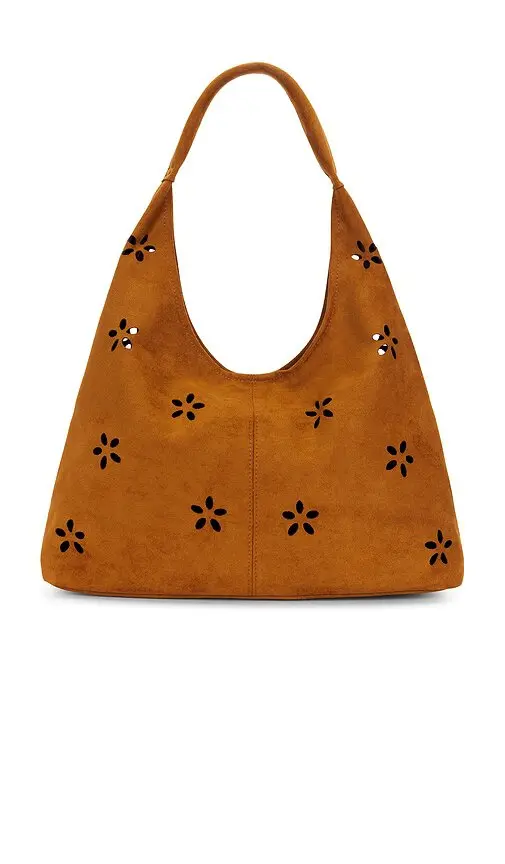 8 Other Reasons Suede Slouchy Hobo Shoulder Bag In Pink