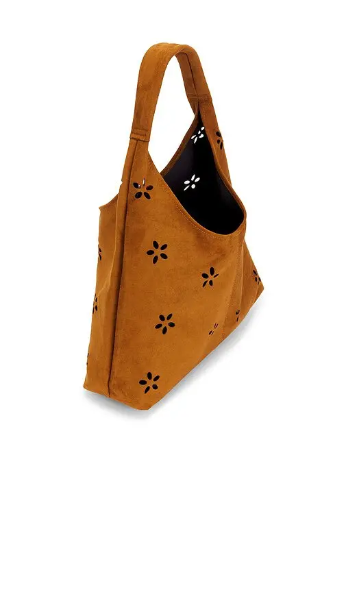 8 Other Reasons Suede Slouchy Hobo Shoulder Bag In Pink